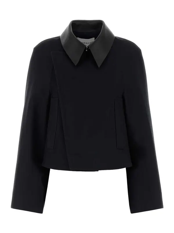 Givenchy Cotton Blend Jacket - Black