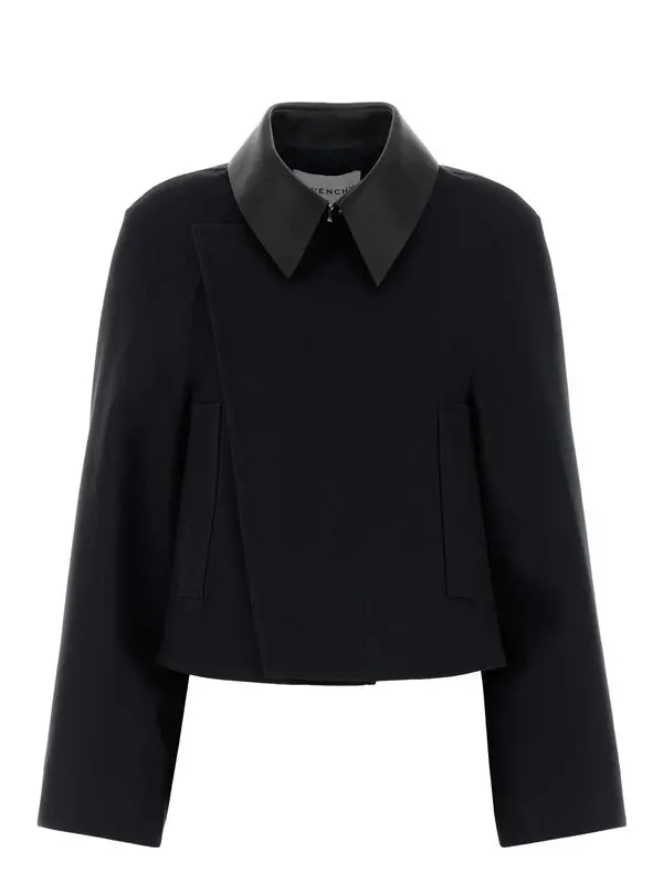 Givenchy Cotton Blend Jacket - Black