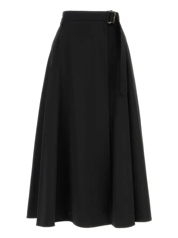 Burberry Twill Skirt - Black