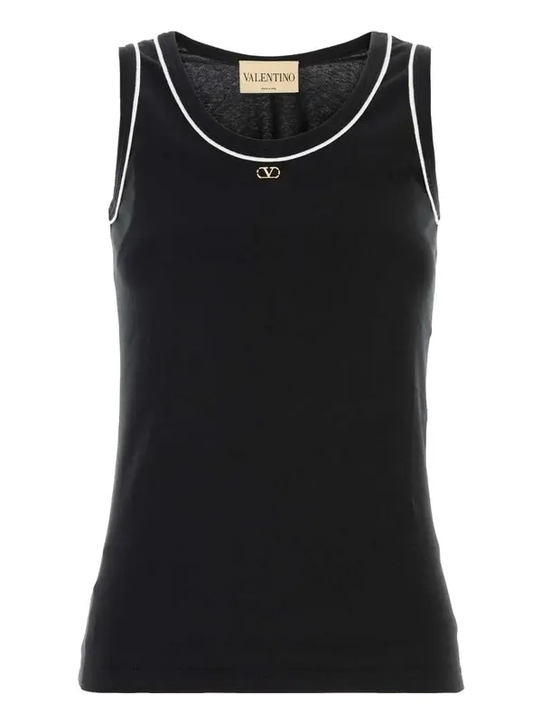 Valentino Garavani Sleeveless Tank Top - Black