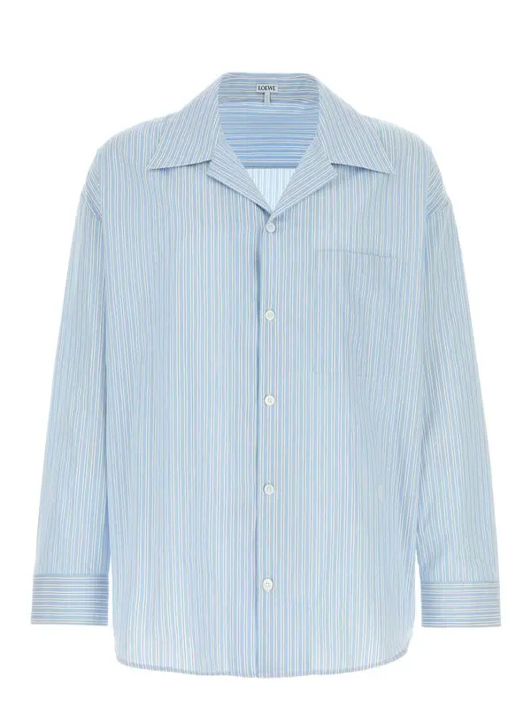 Loewe Embroidered Poplin Shirt - Multicolor