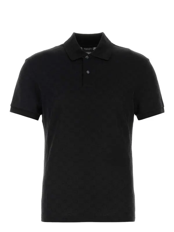 Gucci Jersey Polo Shirt - Black