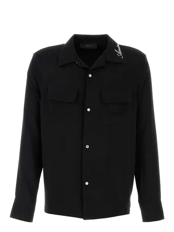 Amiri Polyester Shirt - Black