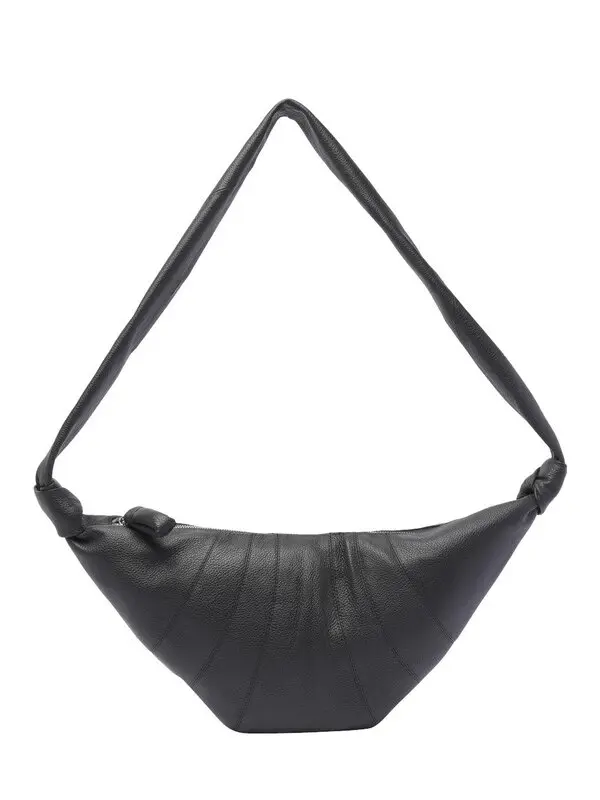 LEMAIRE Medium Croissant Crossbody Bag - Brown