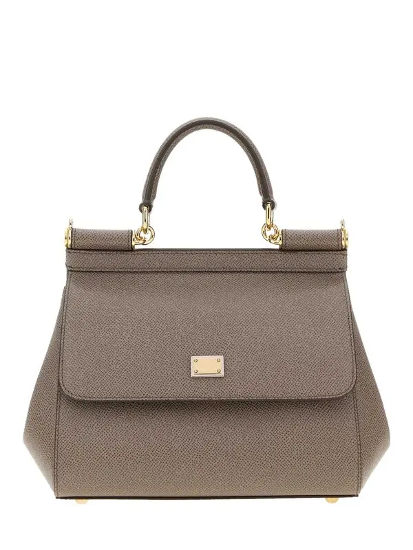Dolce & Gabbana Medium Sicily Handbag - Gray