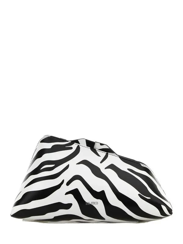 Attico Printed Leather Clutch - Multicolor