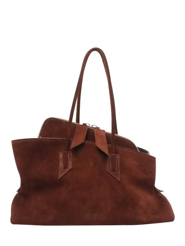 Attico Medium La Passeggiata Handbag - Brown