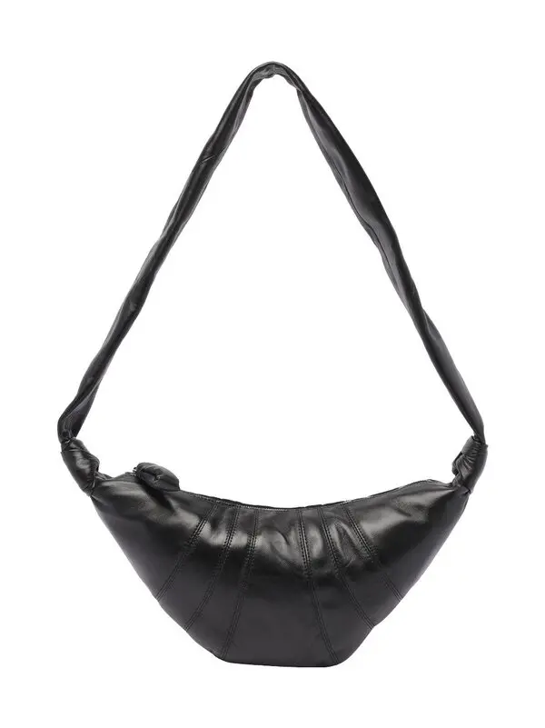 LEMAIRE Croissant Shoulder Bag - Black