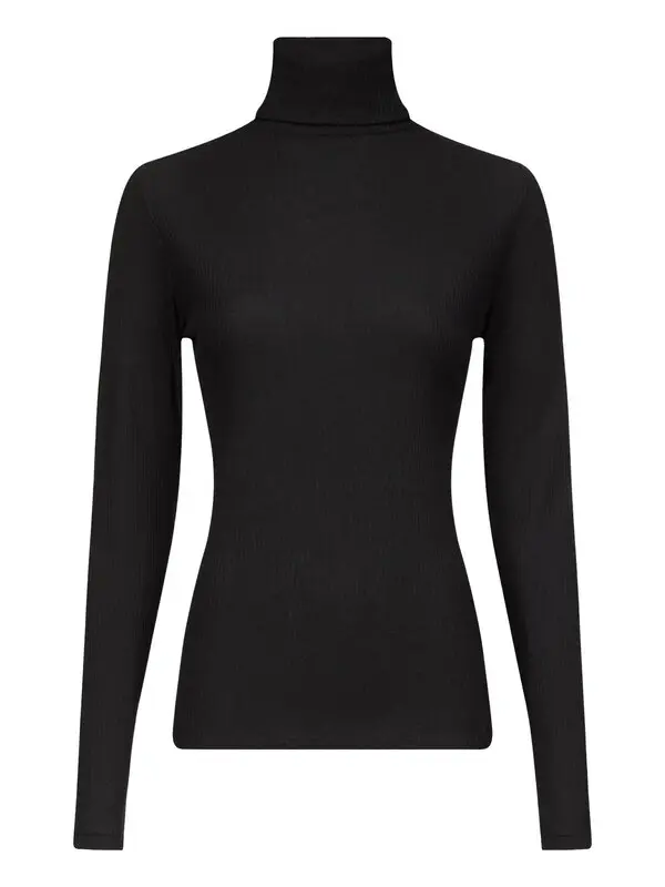 Loulou De Saison Gallinara High Neck Jumper - Black