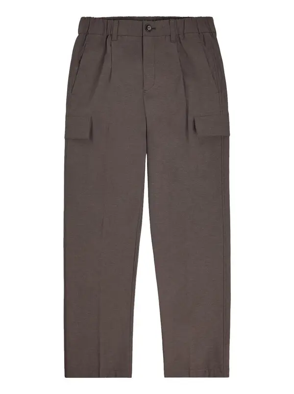 Herno Shell Cargo Trousers - Dark Brown