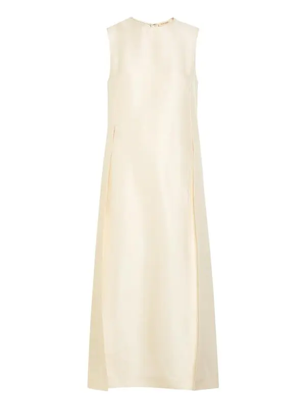 HEIRLOME Zoey Slubbed Silk Top - Ivory