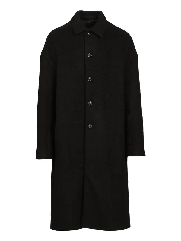Rick Owens Long Sleeved Coat - Black
