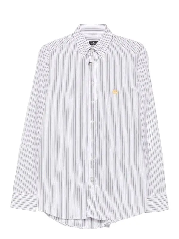 Etro Striped Button-down Shirt - Blue