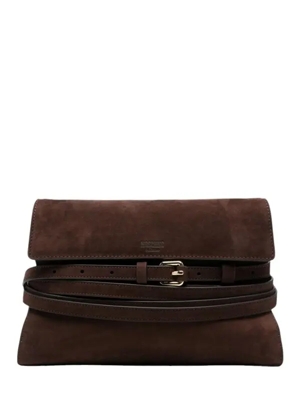 Moschino Adjustable Shoulder Bag - Brown