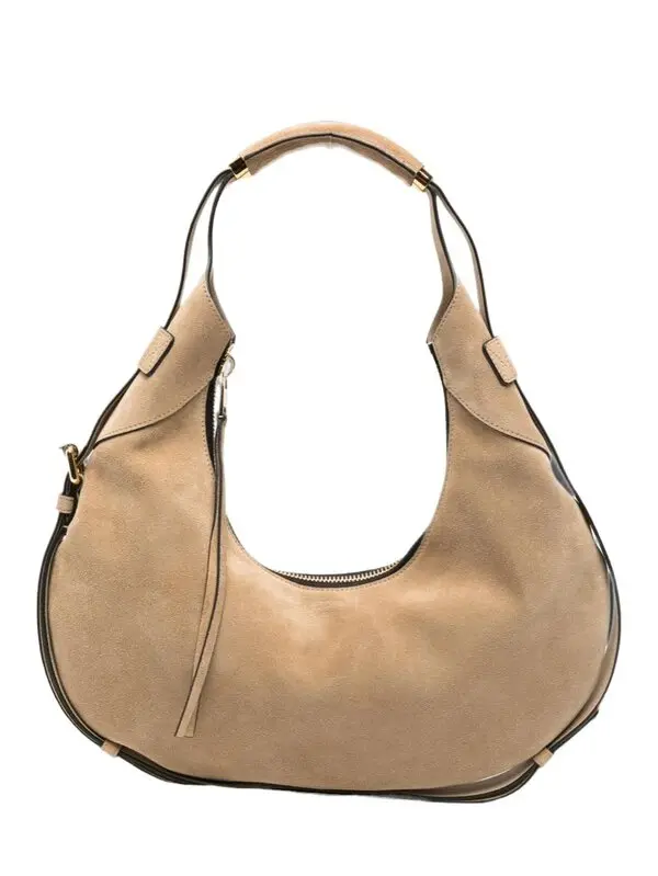 Moschino Crescent Shoulder Bag - Beige