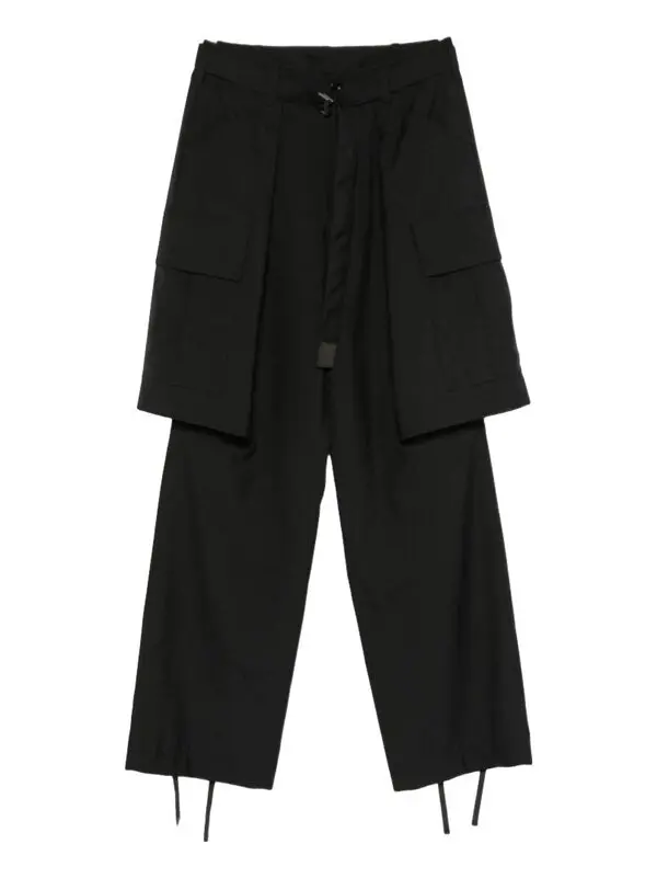 Sacai Belted Cargo Pants - Black