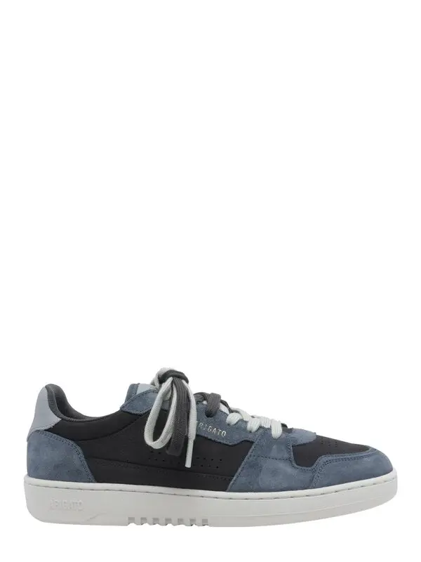 Axel Arigato Suede Leather Colour Block Lace-up Sneakers - Blue
