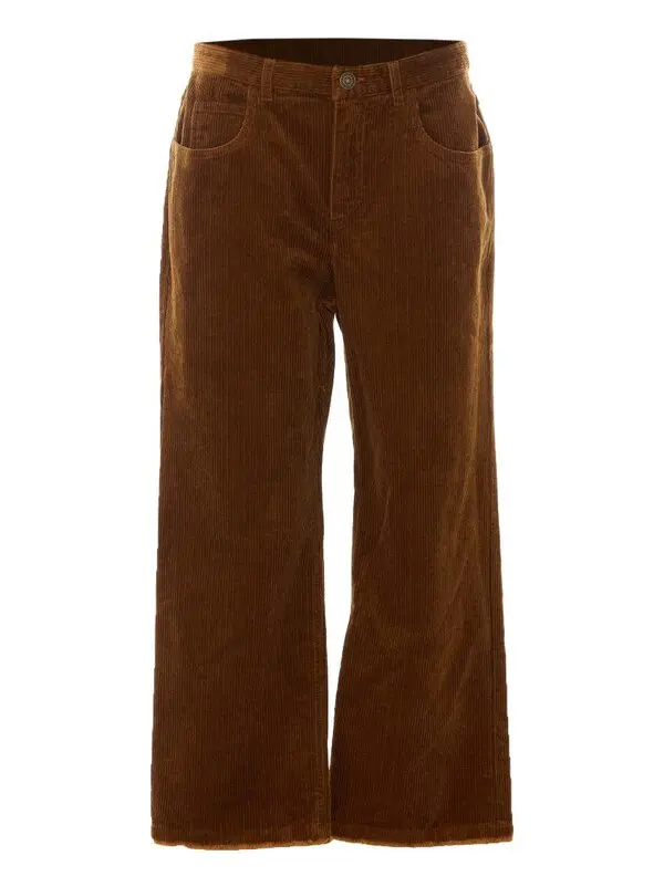 Isabel Marant Étoile Ruthie Wide Leg Trousers - Brown