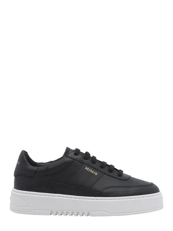 Axel Arigato Orbit Vintage Leather Lace-up Sneakers - Black