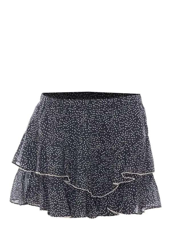 Isabel Marant Étoile Jocadia Polka Dot Print Skirt - Black