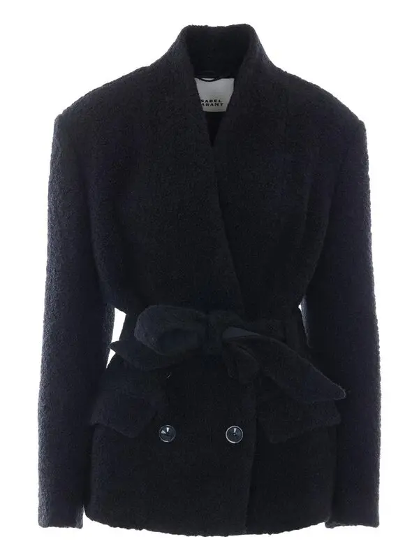 Isabel Marant Étoile Syndra Belted Jacket - Black