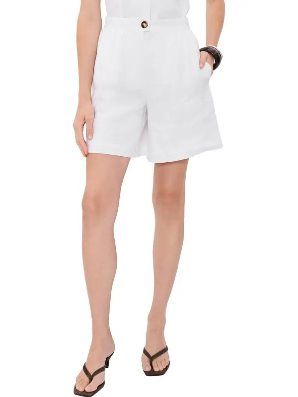 Posse Dakota Linen Shorts - Ivory