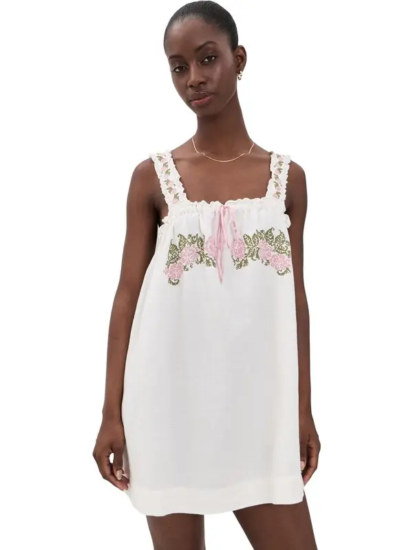MUSE ASSEMBLY Mary Mini Dress - White