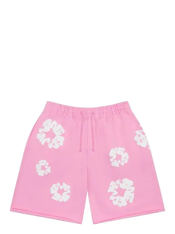DENIM TEARS Cotton Wreath Sweatshorts - Pink