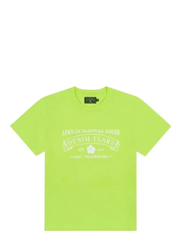 DENIM TEARS Adg T-shirt - Lime