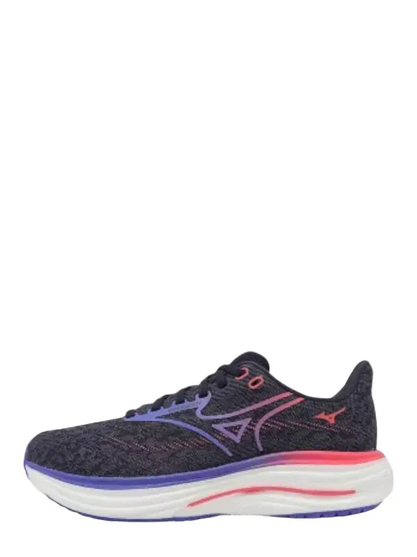 Mizuno Wave Rider 29 Super Wide Athletic Shoes - Navy/purple