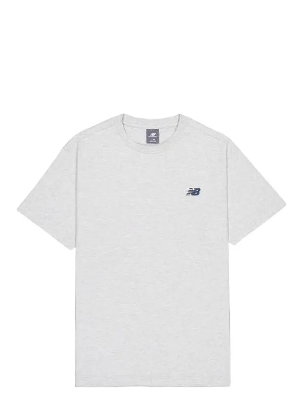 NEW BALANCE Back Print Boston Cotton T-shirt Asia Sizing - Light Grey