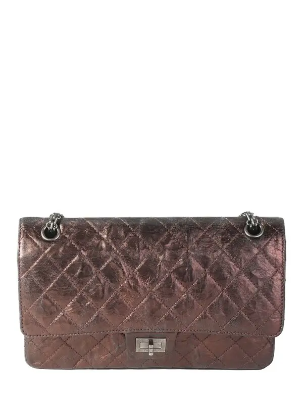 Chanel Bronze Quilted Reissue 2.55 226 Shoulder Bag - Metallic