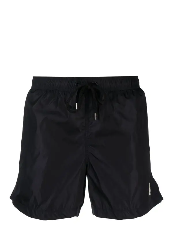 Moncler Logo Swim Shorts - Blue