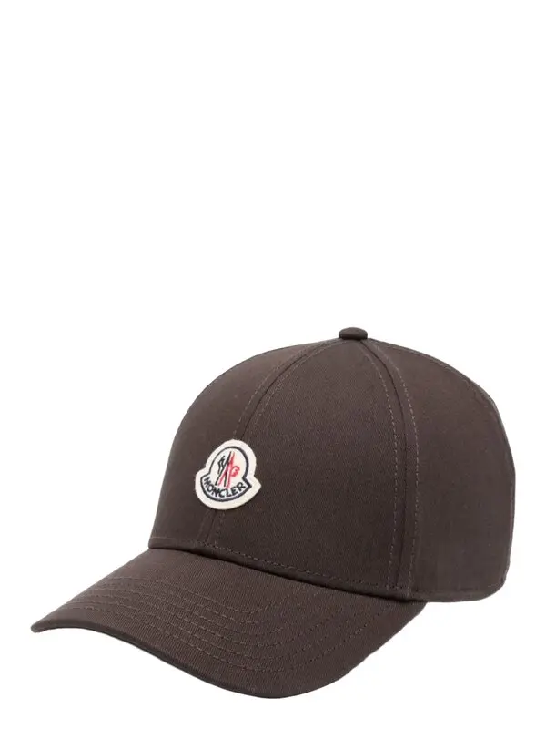 Moncler Logo Baseball Cap - Brown