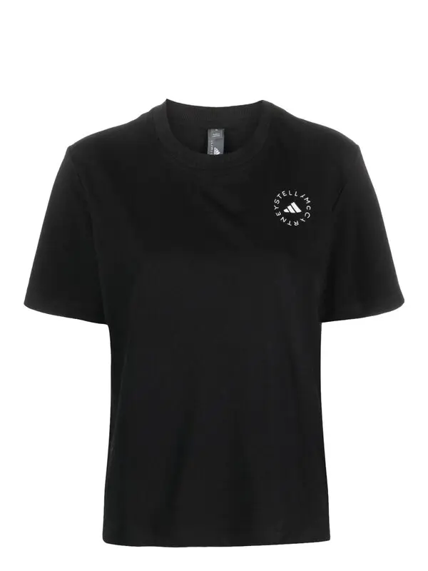Adidas By Stella McCartney Logo T-shirt - Black