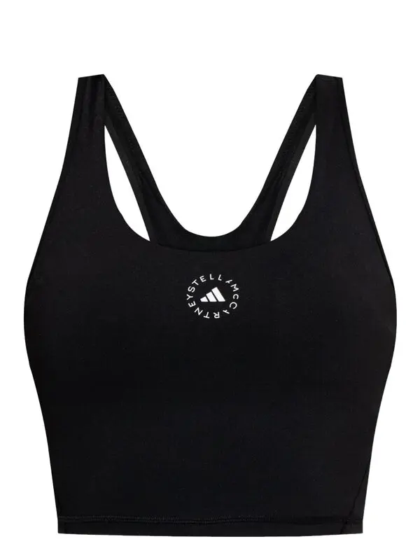 Adidas By Stella McCartney Logo Tank Top - Black