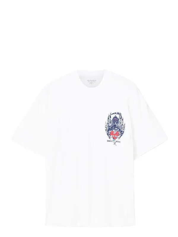 ALLSAINTS Organic Cotton Scimitar T-shirt - White