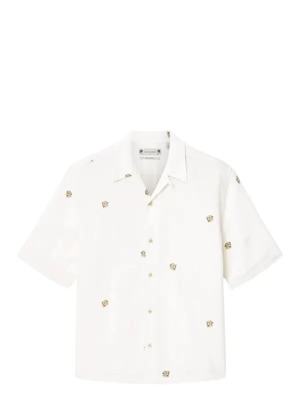 ALLSAINTS Short-sleeve Feline Shirt - Ivory
