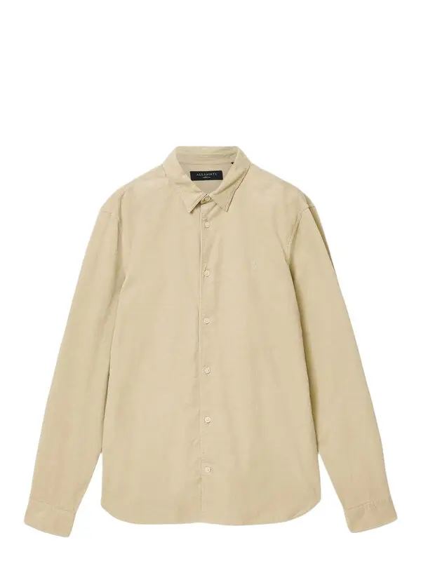 ALLSAINTS Cotton Corduroy Birchwood Shirt - Brown