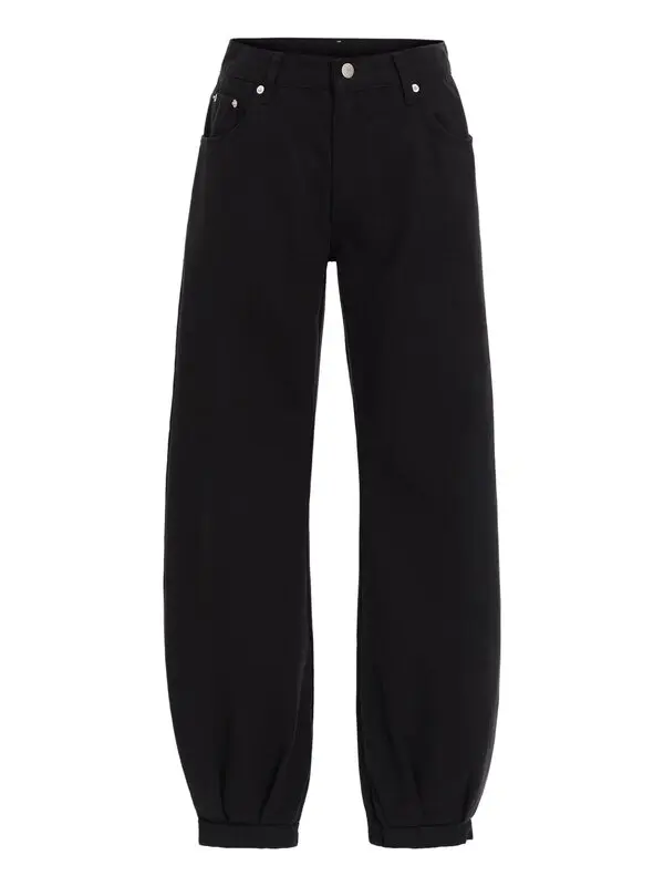 Source Unknown Bleeker Denim Balloon Pants - Black
