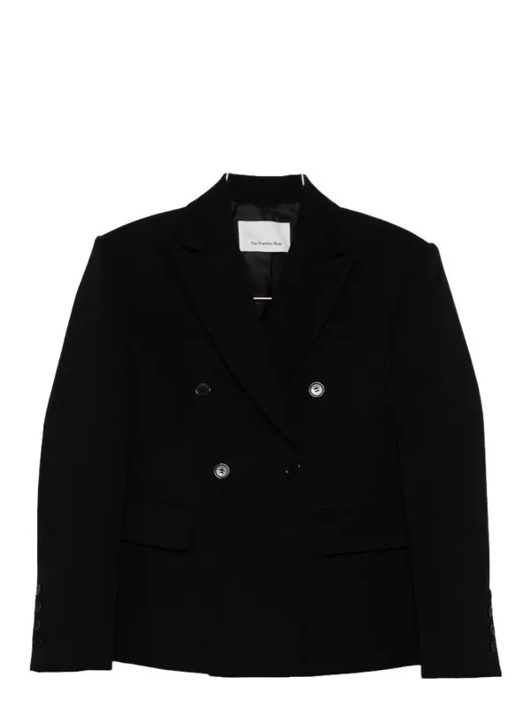 THE FRANKIE SHOP Doyer Double Breasted Blazer - Black