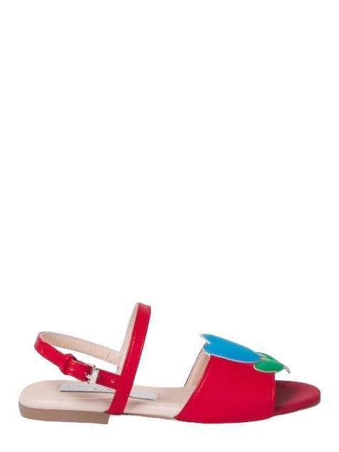 Stella McCartney Tulip Applique Sandals - Red
