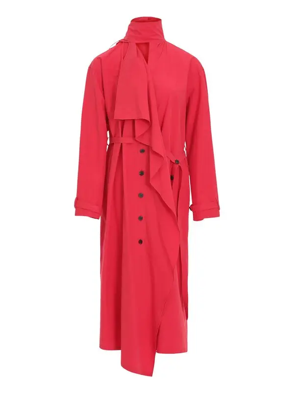 Source Unknown Nitra Cotton Coat - Red