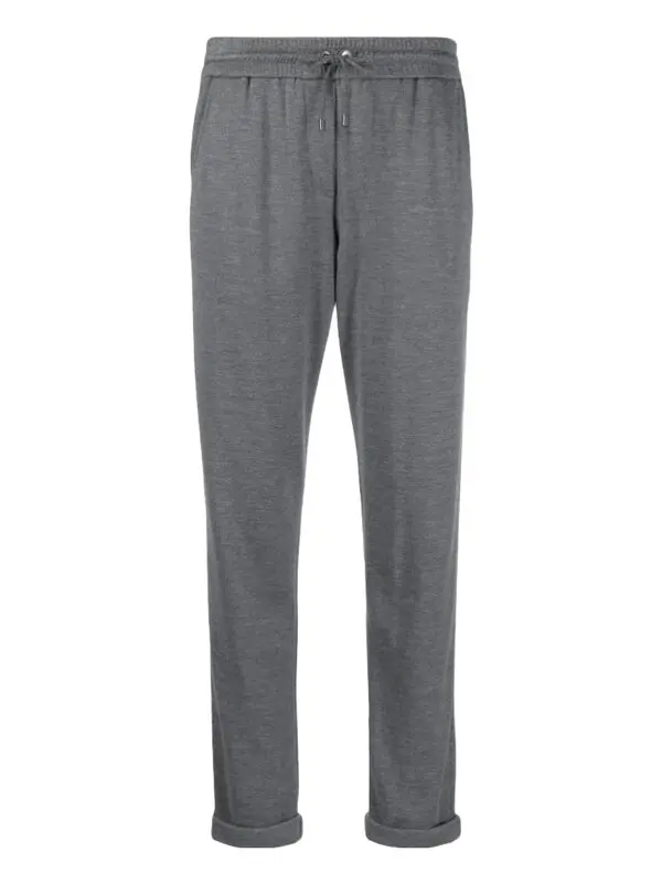 Brunello Cucinelli Tapered Track Pants - Gray