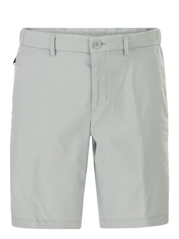 Hugo Boss Water-repellent Finish Easy-iron Shorts - Gray