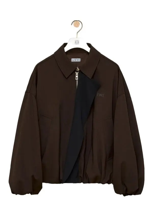 Loewe Casual Wool Jacket - Brown