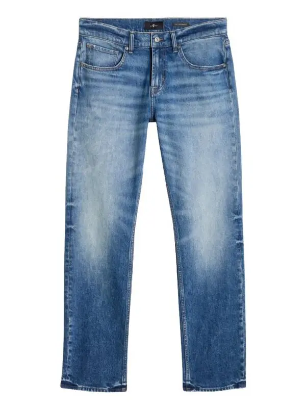 7 For All Mankind Straight-leg Wide-leg Jeans - Blue