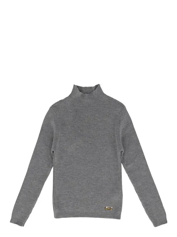 Balmain Long-sleeve Knit Top - Gray