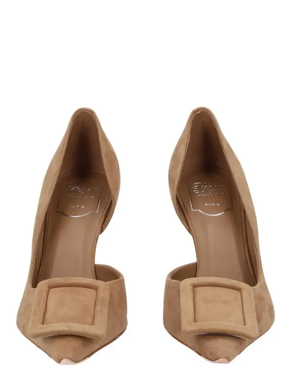 ROGER VIVIER Pumps Viv Ville Dorsay - Brown