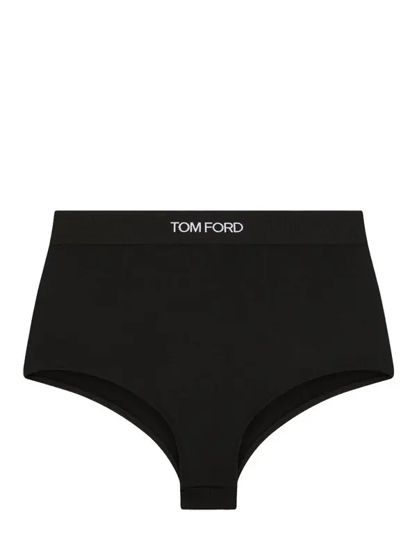 TOM FORD Slip With Logo - Black